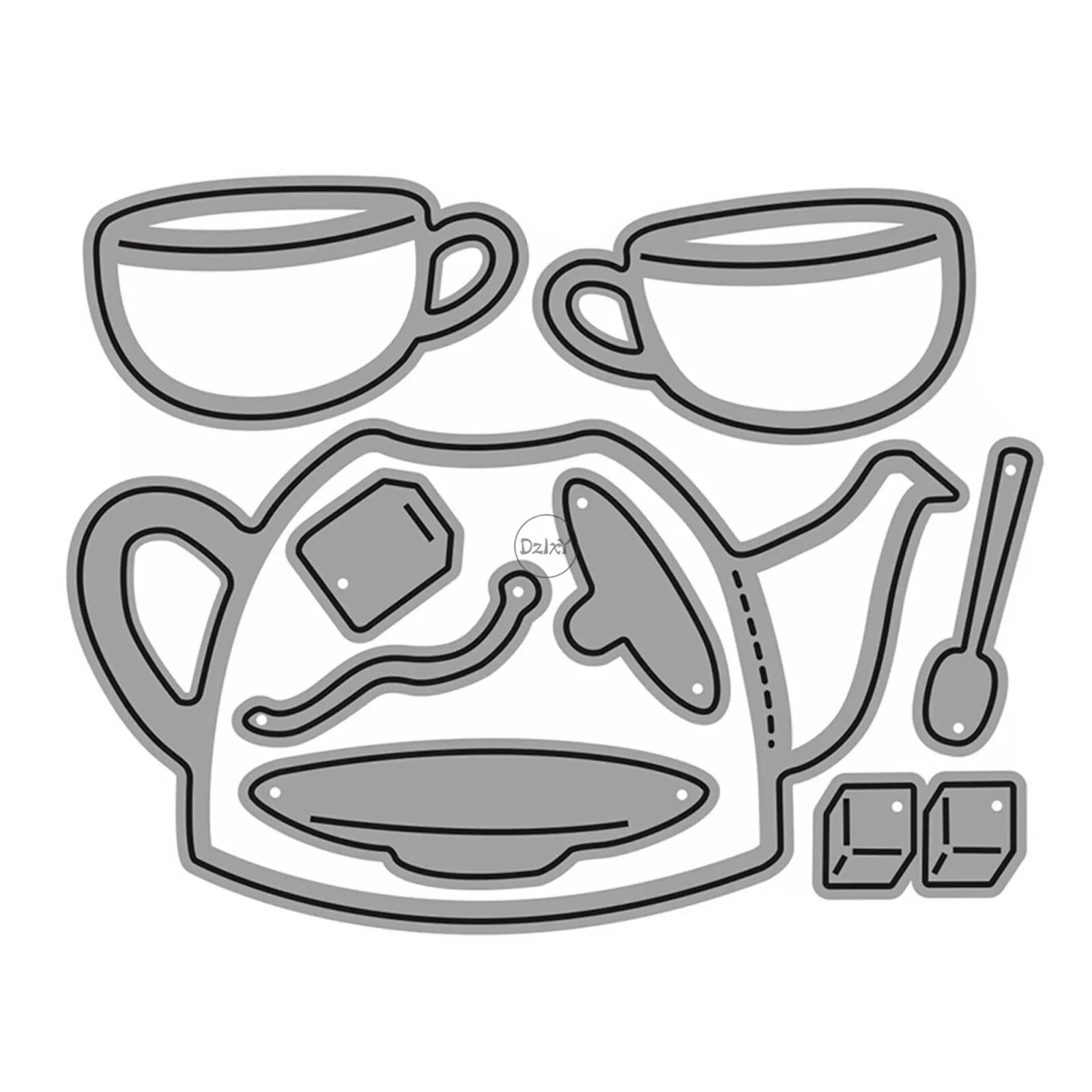 DzIxY Металлические трафареты для тиснения