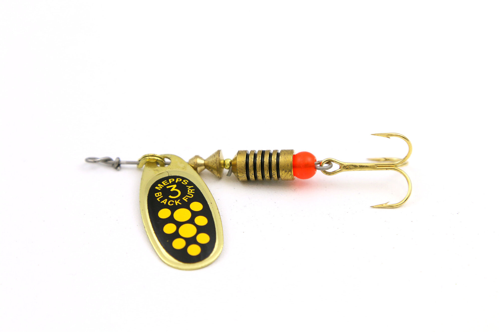 Блесна вращающаяся MEPPS Black Fury 6.5г №3 #G bl yel