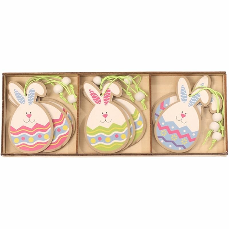 Пасхальные деревянные подвески, - Стиль второй