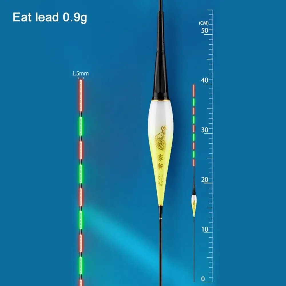Умный светодиодный электронный поплавок для рыбалки, нано-свет, поплавок, Голубой, eat lead 0.9g