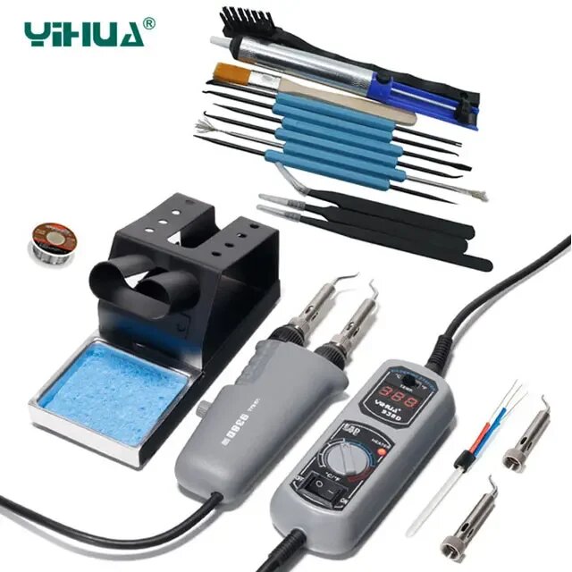 YIHUA 938D портативная паяльная станция США, C
