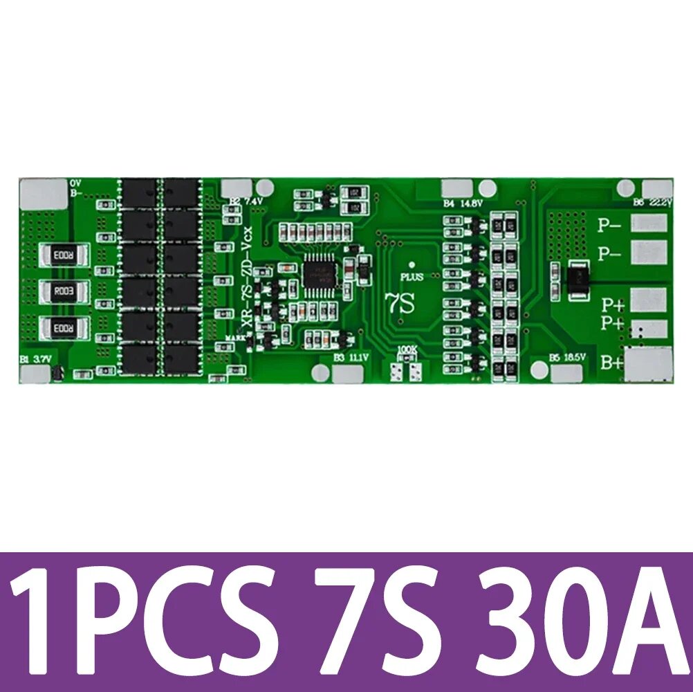 BMS 7S 30A 1PCS для аккумуляторов