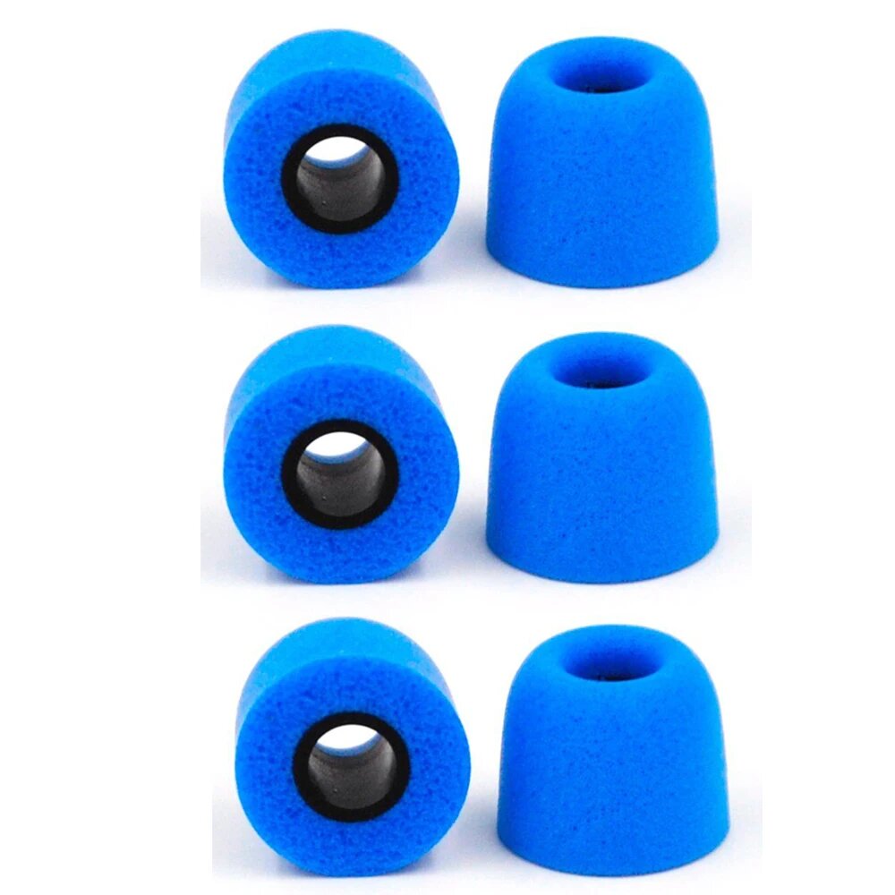 Сменные амбушюры Gootrades из пены с эффектом памяти для наушников S, T200-blue-3 Pairs