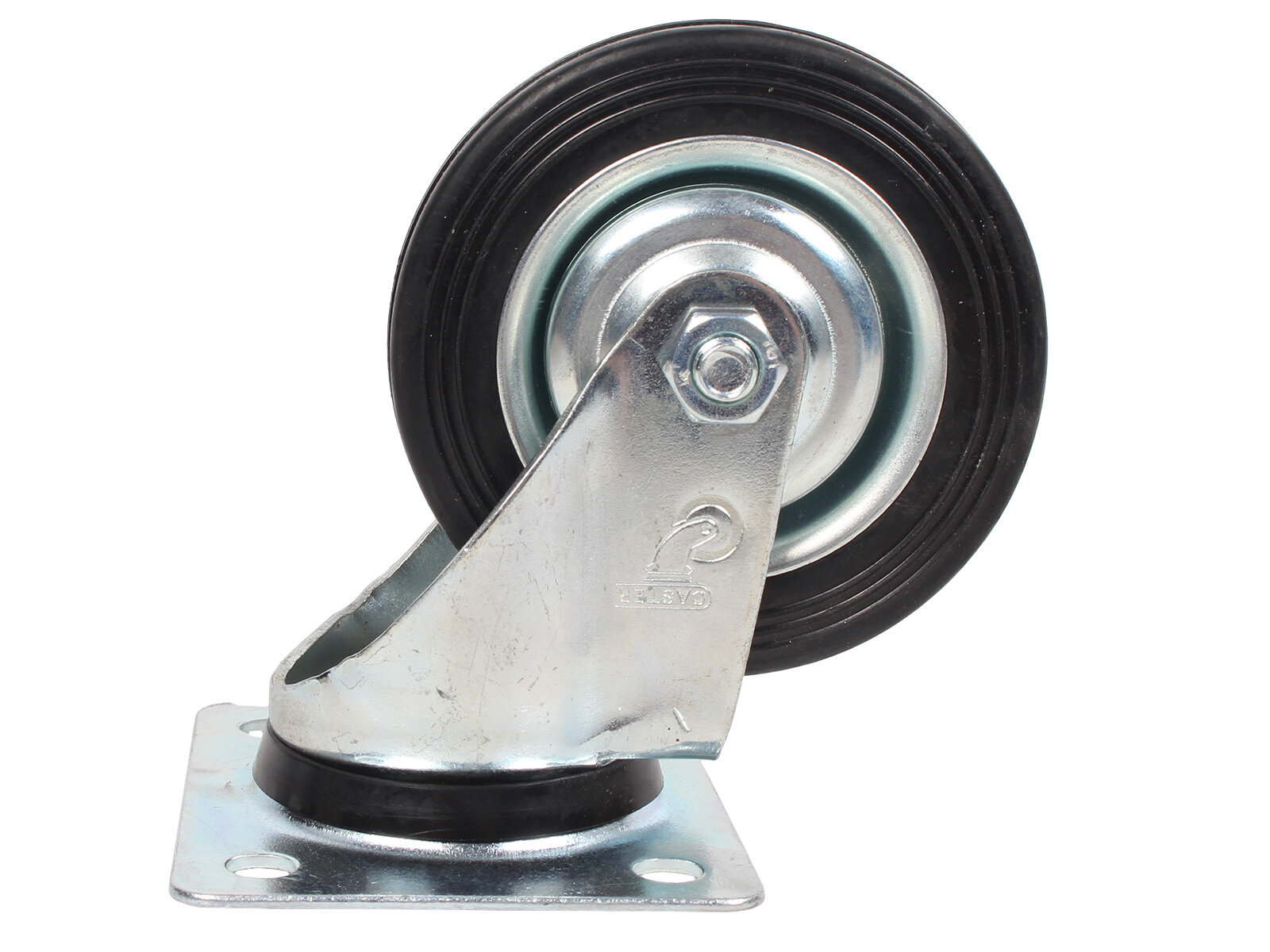 Колесо d-85мм черное поворотное 60кг