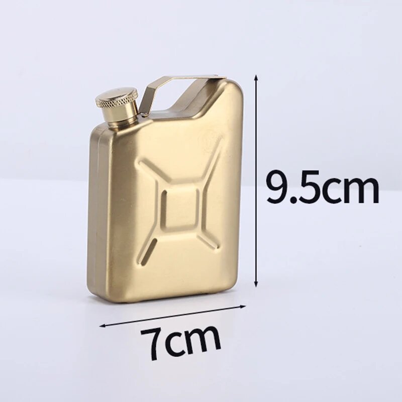 Портативная фляга из нержавеющей стали 5 унций Gold