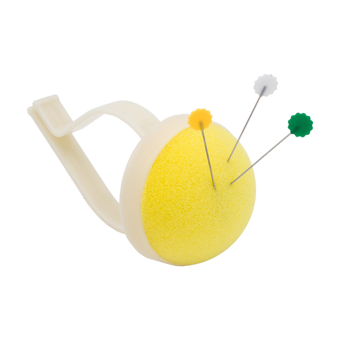 Игольница на руку 6 см, 5 шт (пластик, полиэстер, синтепух), Айрис