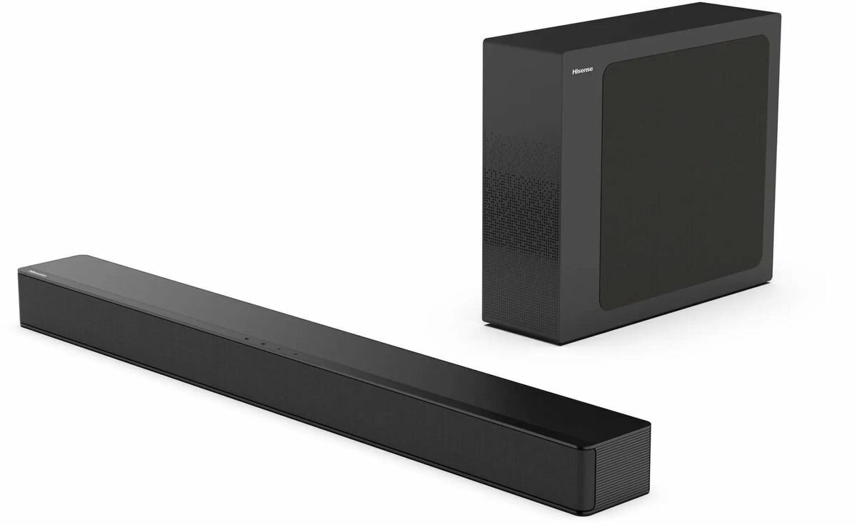 Саундбар Hisense HS2100, с беспроводным сабвуфером, Dolby Digital Plus, Dolby Atmos, DTS: Virtual X, черный