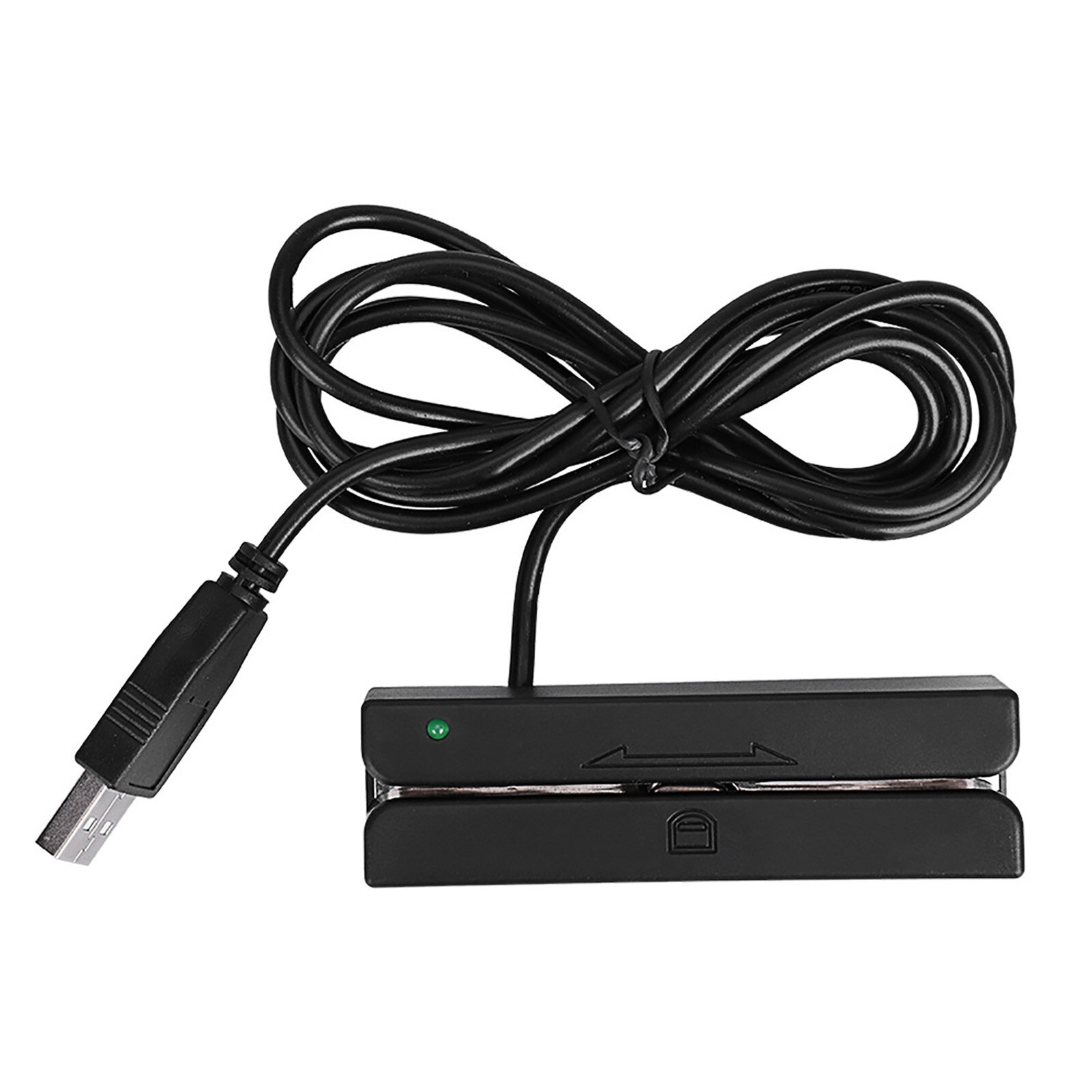 USB MSR90 3-дорожечный считыватель магнитных полос для кредитных карт Hi-Co