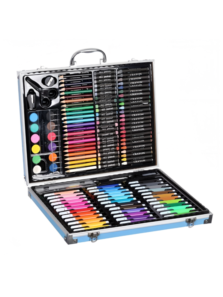 Набор для рисования в голубом чемоданчике (36 х 30 х 5 см)