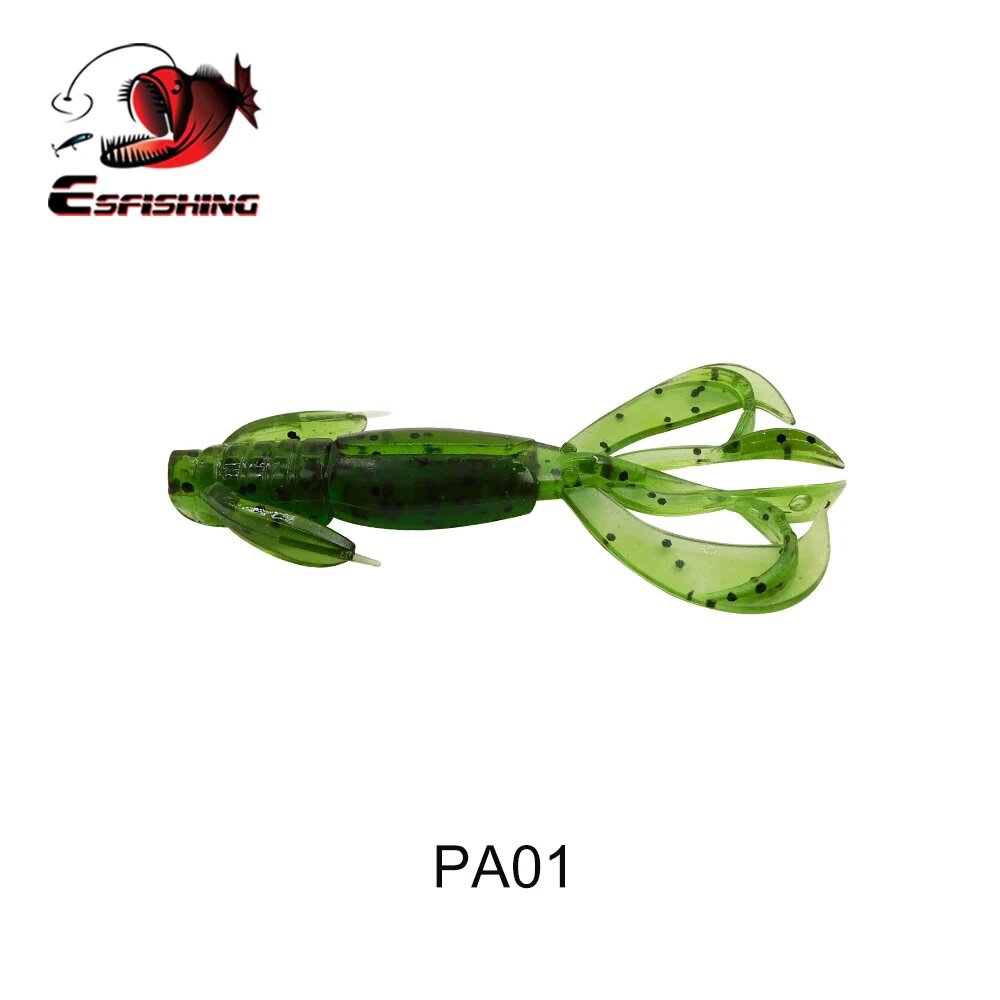 ESFISHING Craw Crazy Flapper силиконовая приманка 8 шт. PA01
