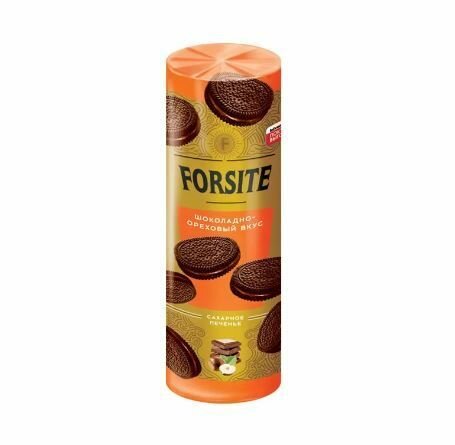 Forsite Печенье-сэндвич с шоколадно-ореховым вкусом, 220 г