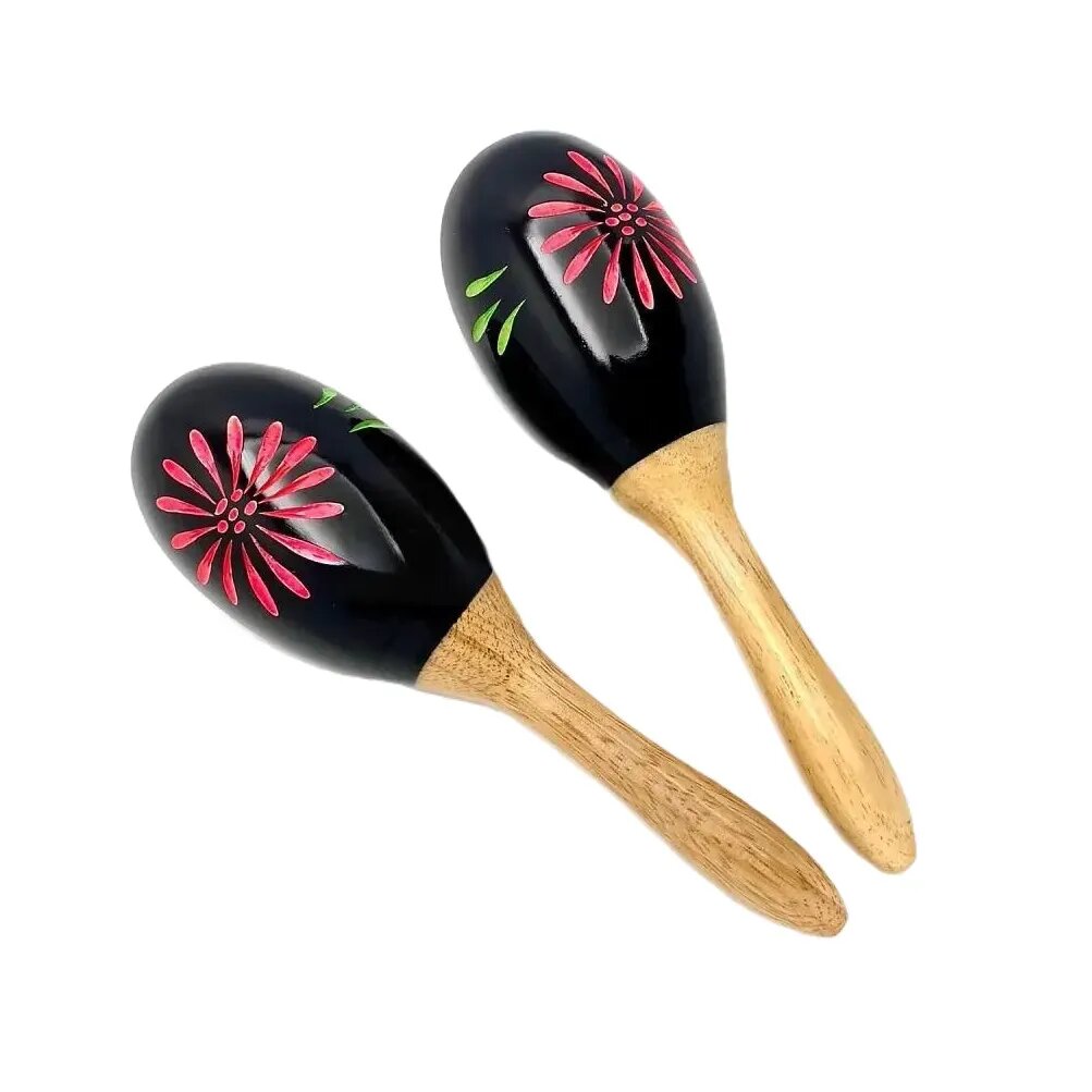 Маракасы Fleet M2-1 Flower Black