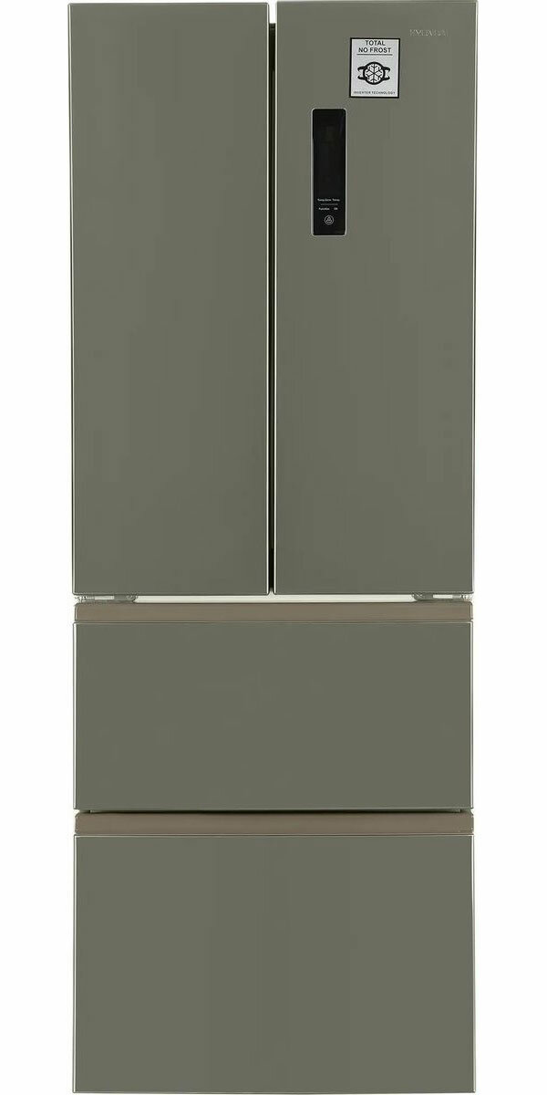 Многокамерный холодильник Hyundai CM40043F No frost, серый металлик