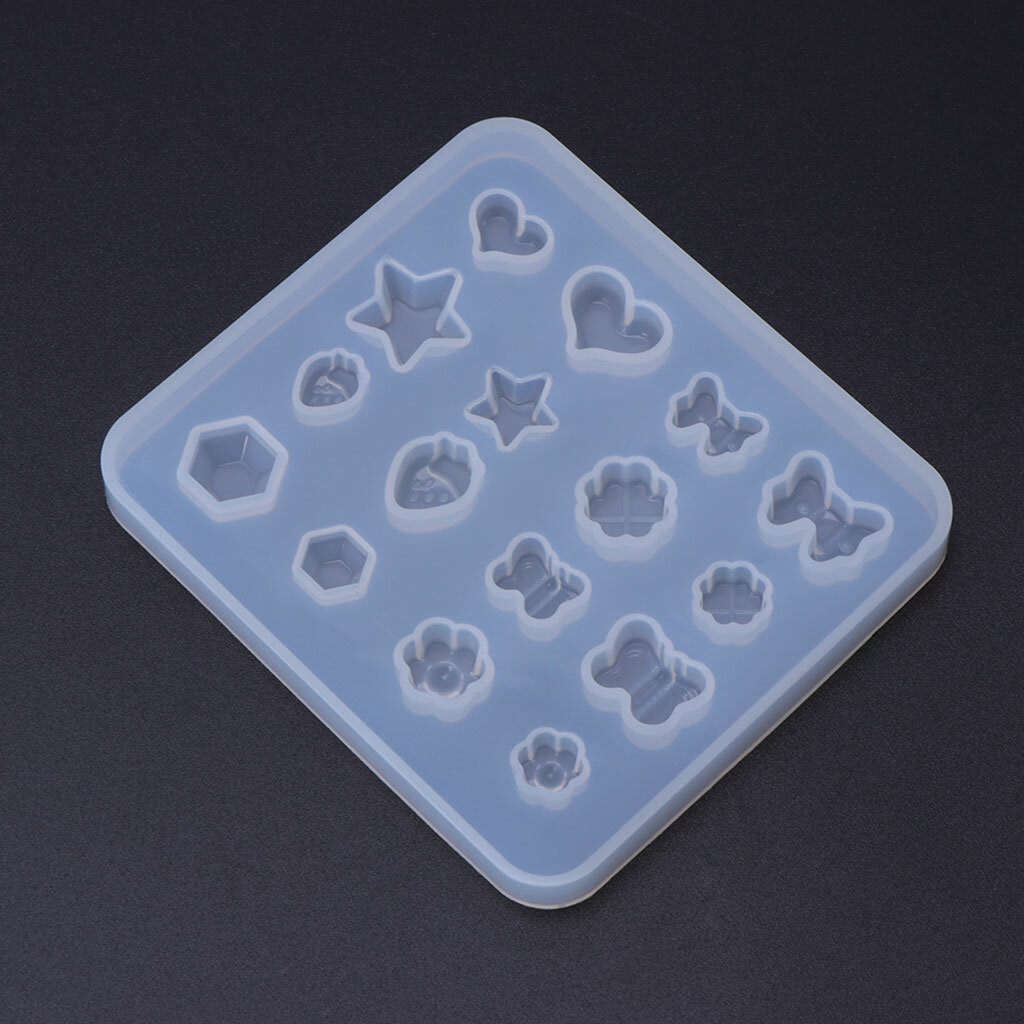 Многофункциональное Сердце Звезда Яблоки Кулон Плесень DIY Изготовление Ювелирных Изделий Украшения Силиконовая Форма Эпоксидная Смола Ремесла