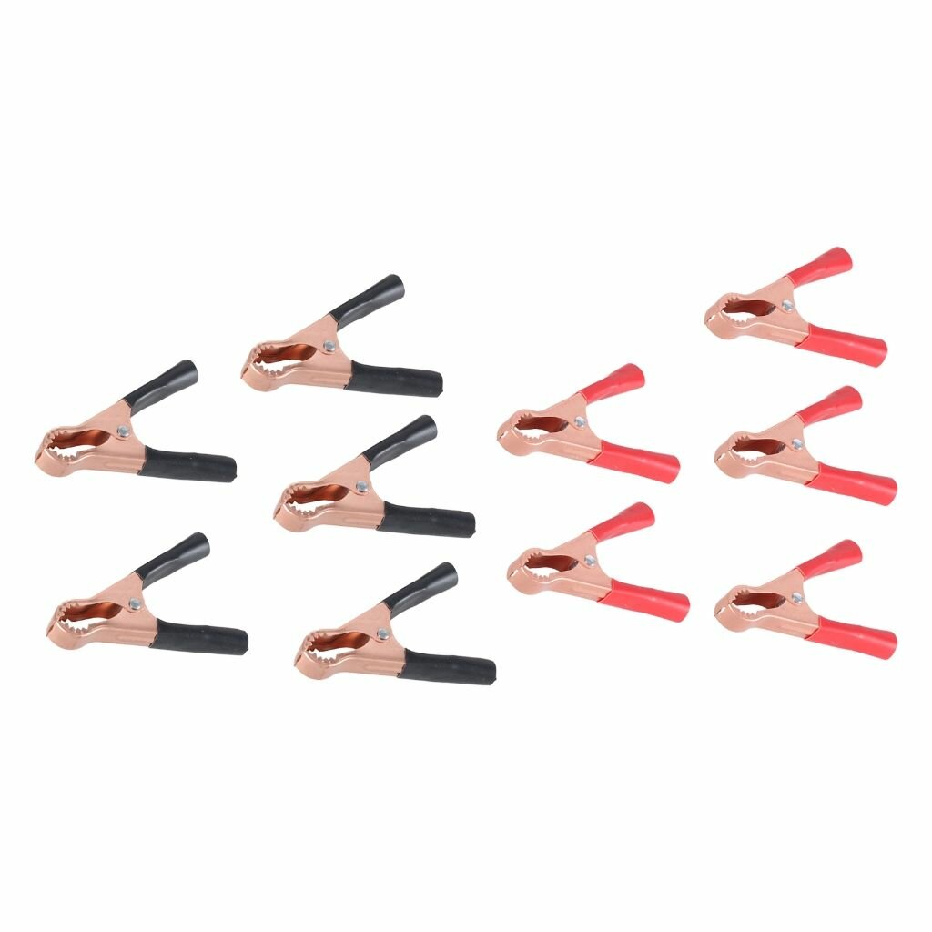 Мощный аккумулятор емкостью 50 А с зажимом типа "Крокодил" для надежного подключения к источнику питания