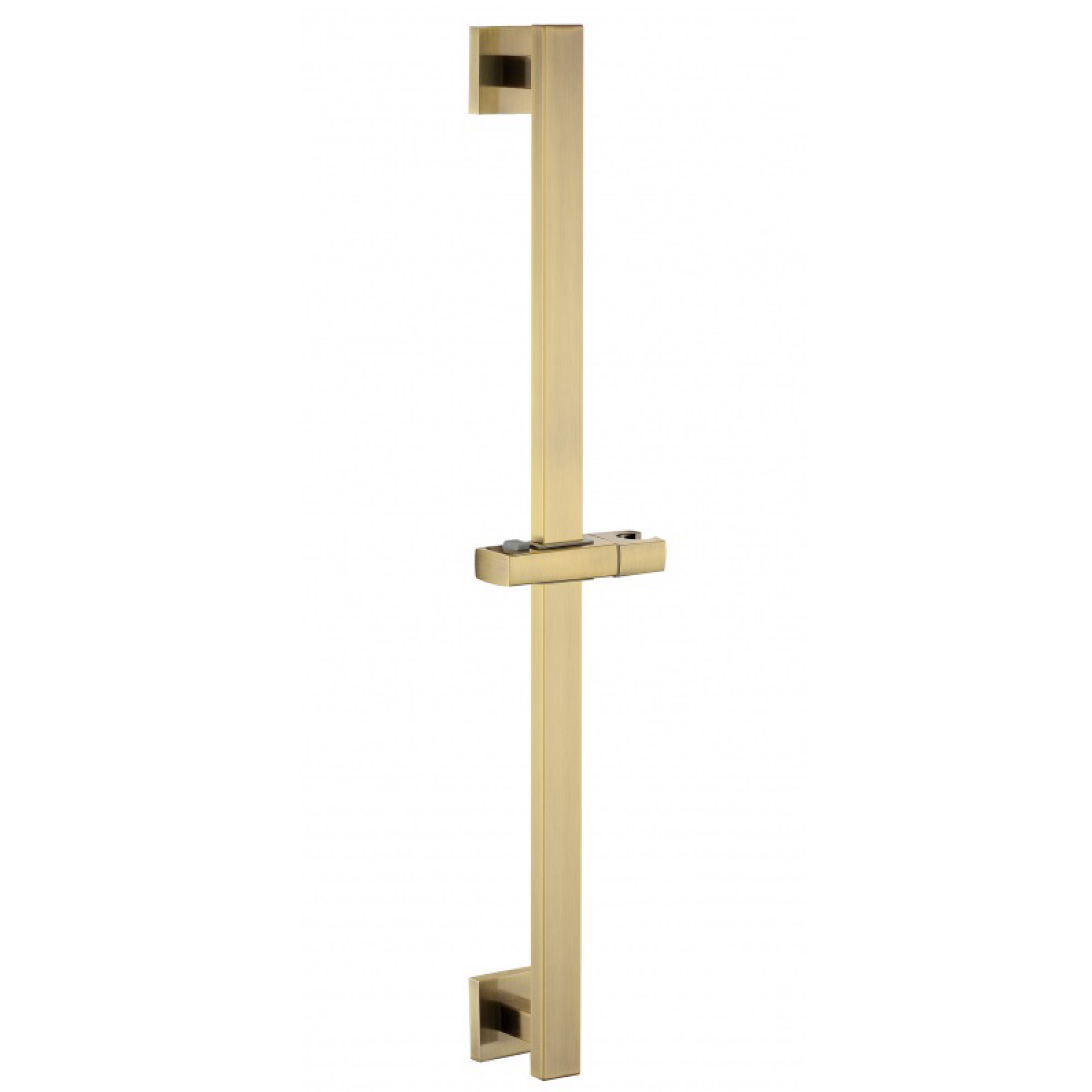 Стойка для душа, санитарная латунь, квадратная, Grocenberg GB502 Матовое золото