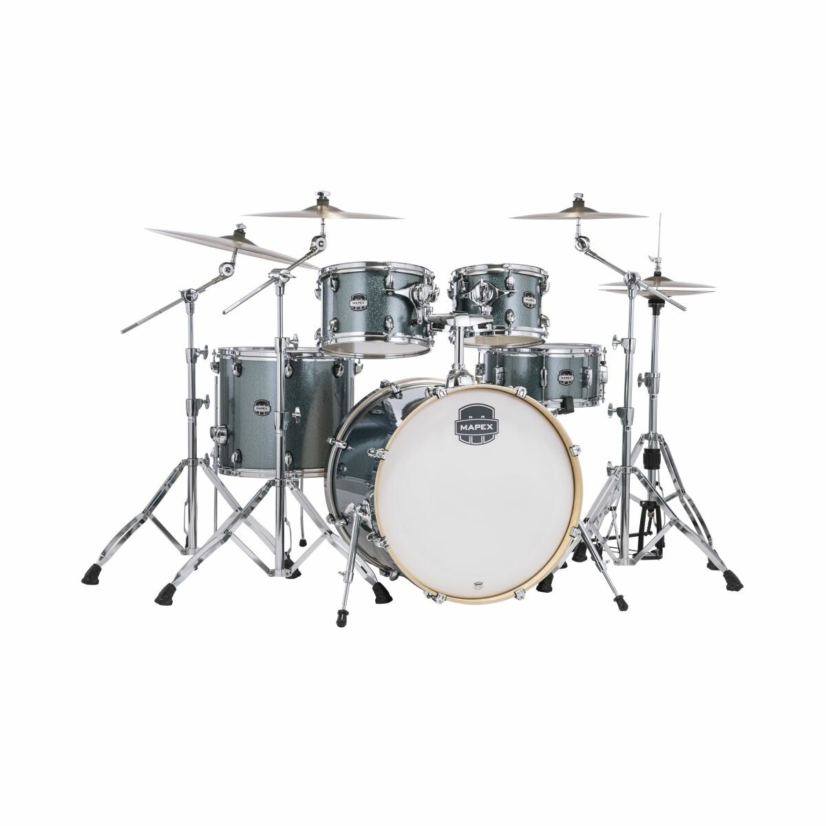 Mapex MA529SFMI Набор из 5-ти барабанов, Mars Birch series: BD2218, TT1007, TT1208, FT1614, SD1465, TH676, цвет Twilight Sparkle