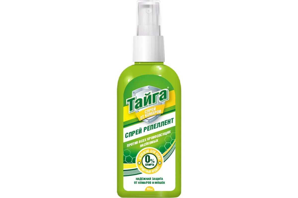 Тайга НД Спрей репеллентный от комаров 100 мл ИН-116 - защита на улице для отдыха