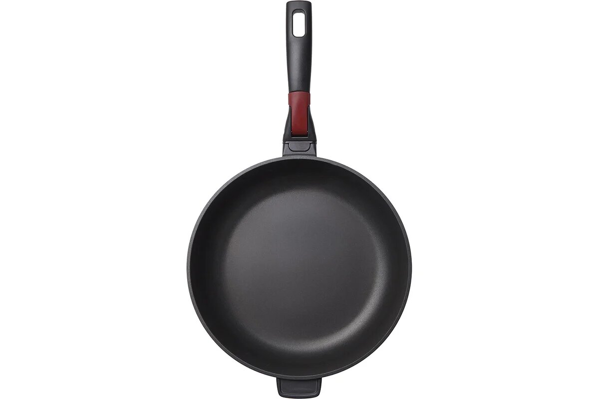 NADOBA & Глубокая сковорода с антипригарным покрытием и съёмной ручкой, 28 см, серия VILMA 728215
