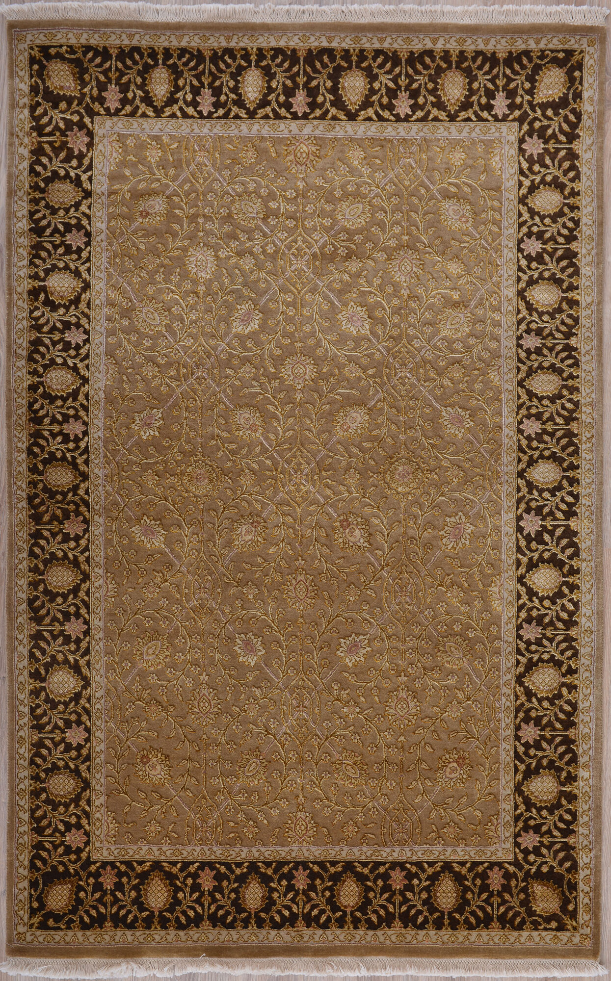 Индийский ковер ручной работы Agra Neoclassic Bronze, Размер: 119х188 см.