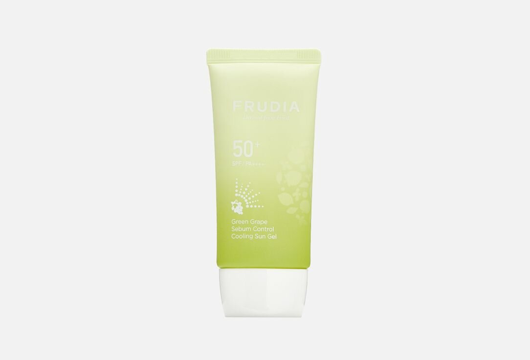 Солнцезащитный гель с зеленым виноградом Себум контроль SPF50 + PA ++++ FRUDIA Green Grape Sebum Control Cooling Sun Gel 50 г
