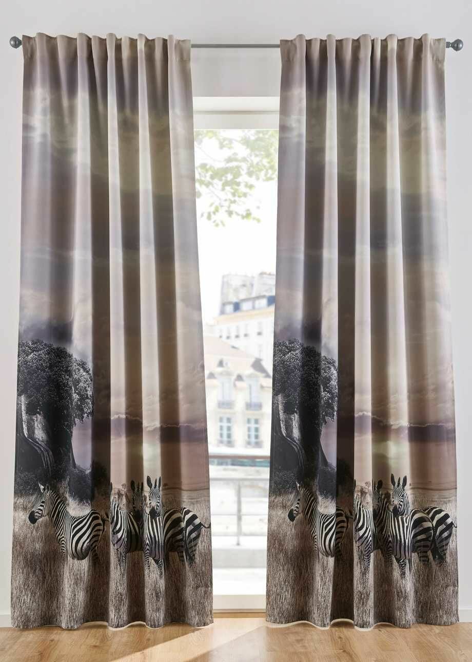 Штора затемняющая с принтом Bonprix bpc living