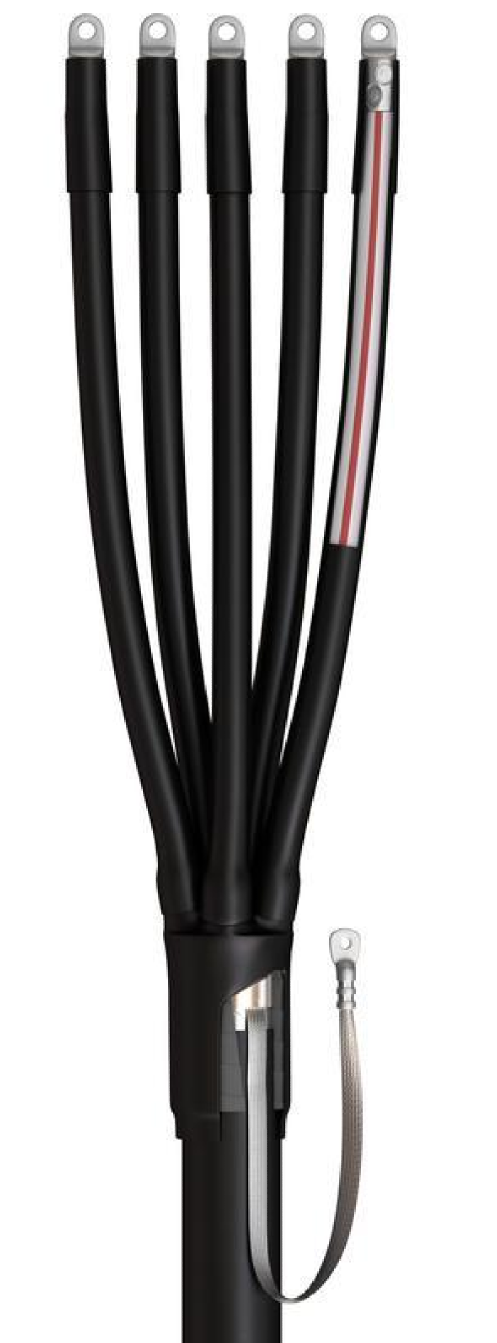 Муфта кабельная концевая КВТ 5ПКТп-1-16/25 нг-LS, пластмассовая изоляция до 1кВ, 5 жил / электрика