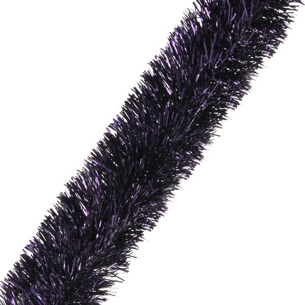 Мишура Серпантин "Волшебные искры" 2 м 9 см, Темно-фиолетовый