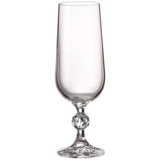 Набор фужеров для шампанского Crystal Bohemia "STERNA", 180 мл (набор 6 шт.)