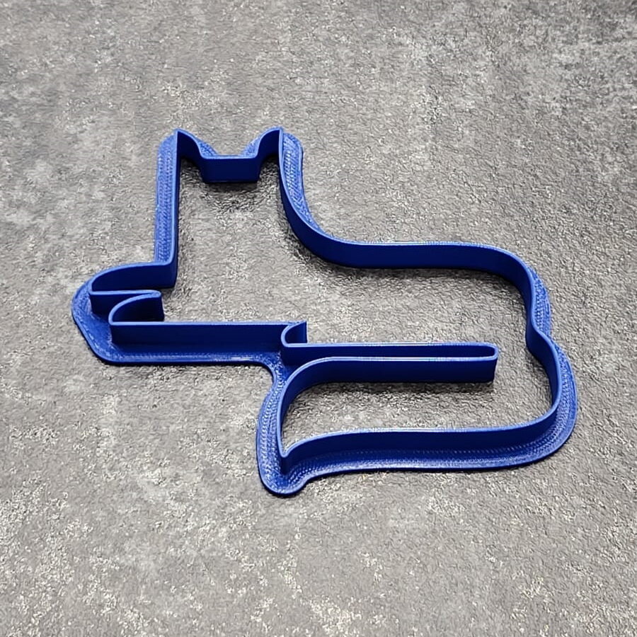 Форма для печенья/пряников "Лисенок" (Синий)