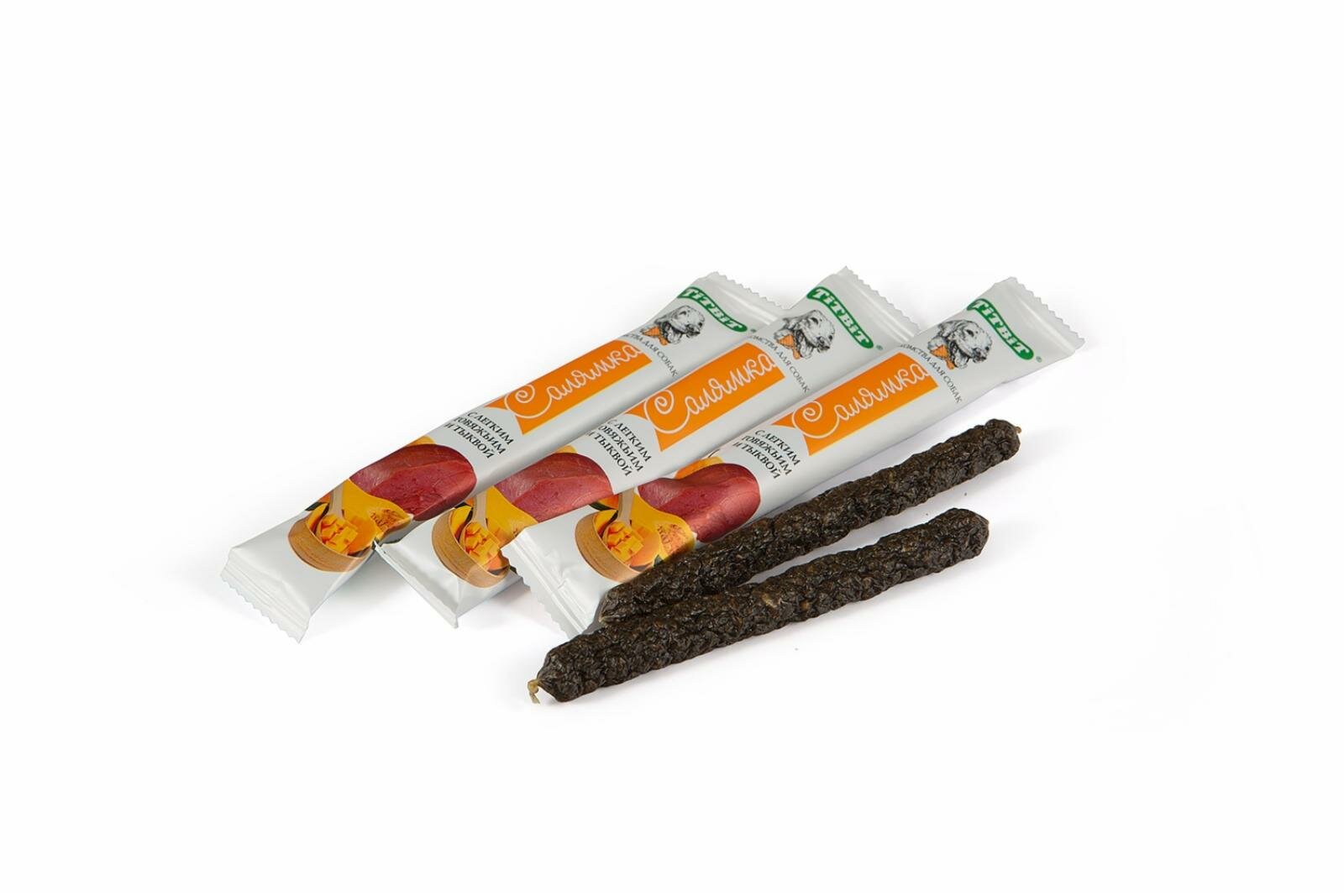 Колбаски "Салямка Biff" с легким говяжьим и тыквой, 1 шт.