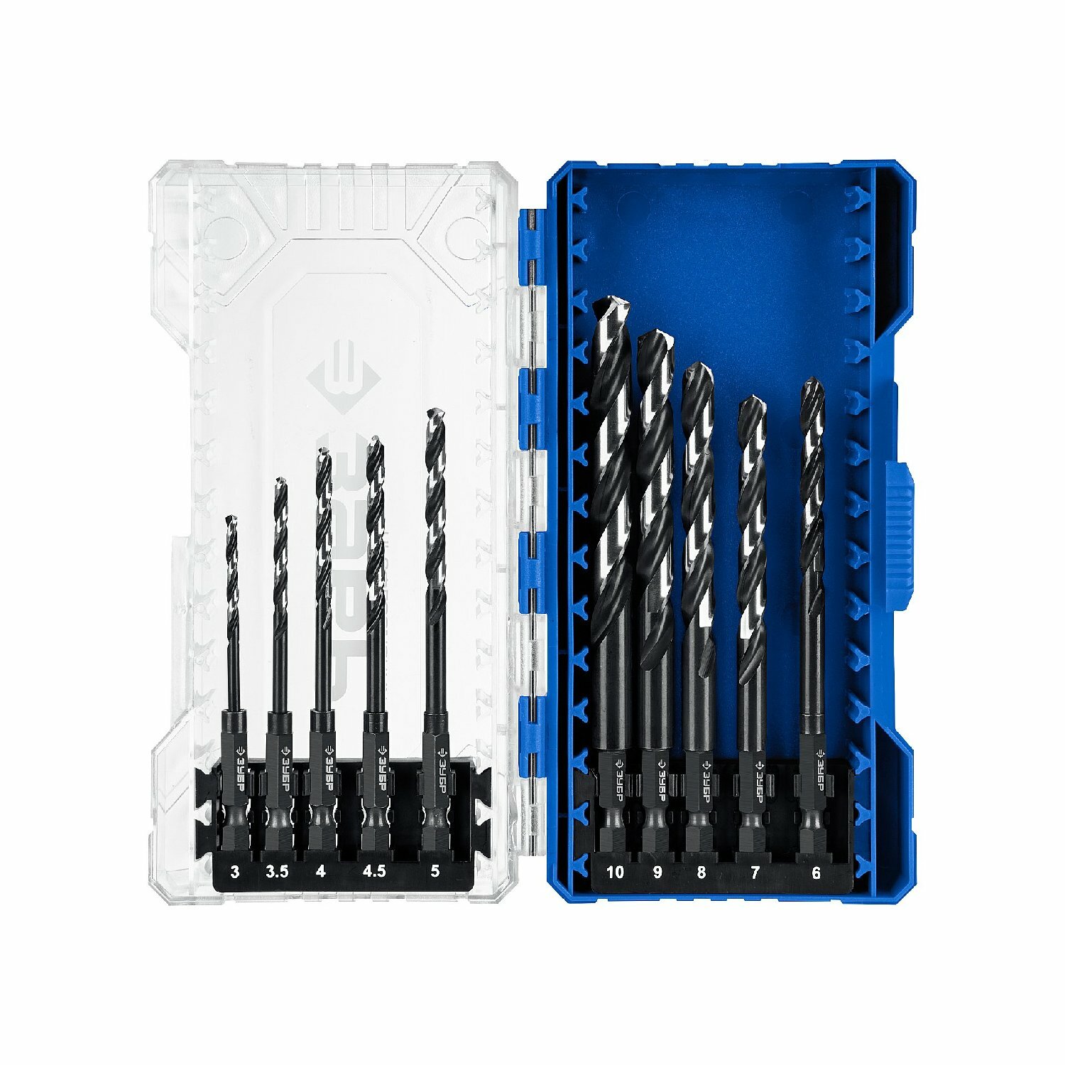 ЗУБР НЕХ-1 4 , 10 шт, набор сверл по металлу для винтовертов и шуруповертов IMPACT READY (29623-H10) (29623-H10_z02)