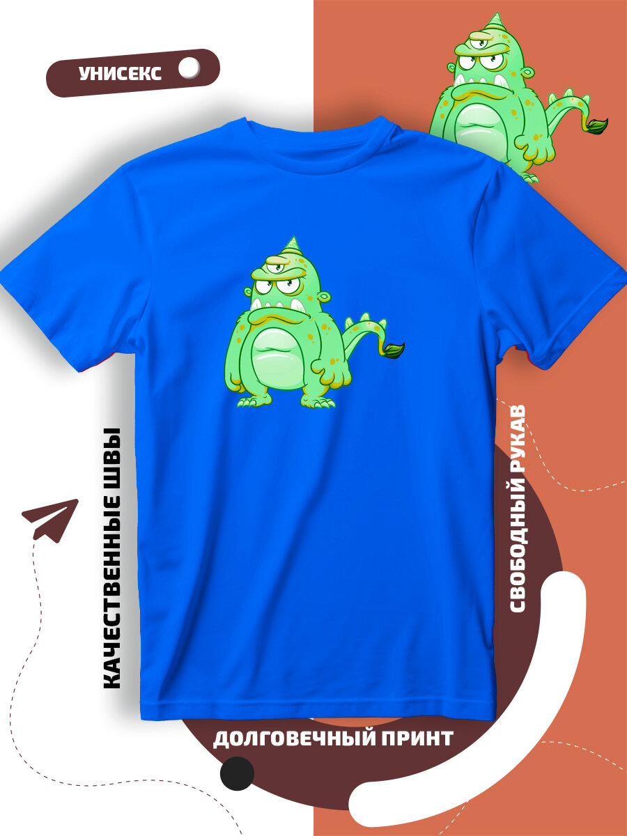 Футболка монстр с тремя глазами