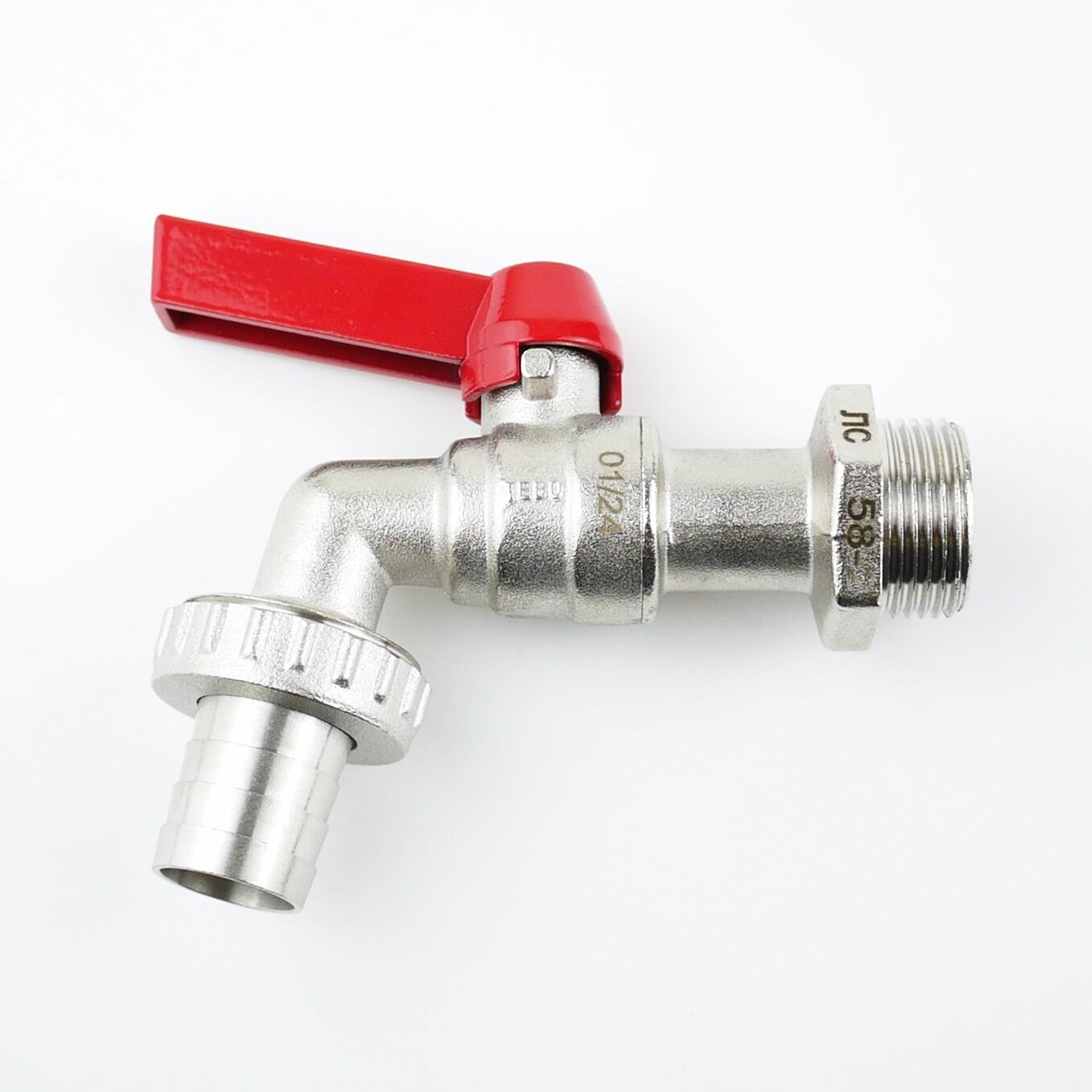 Кран шаровый с носиком TEBO 3/4" (1 штука) ГОСТ Р 59553-2021