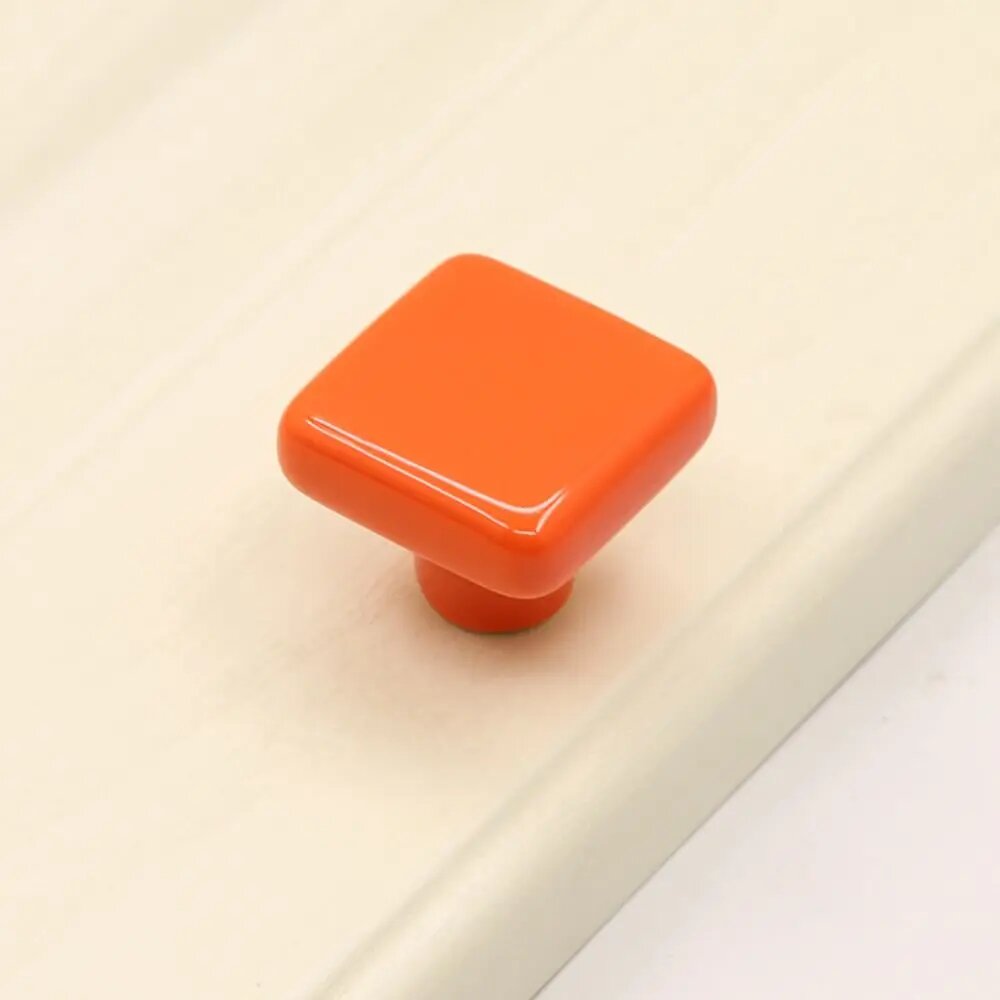 Оранжевая керамическая ручка Simplicity