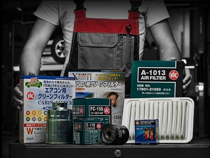 Фильтр масляный C-110 VIC; Двигатель 2NZ 1NZ 1SZ 2SZ 3S 7A