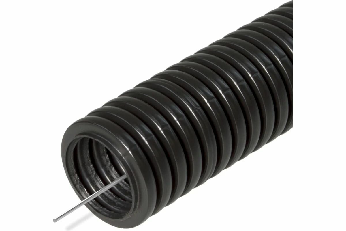 Гофрированная труба Промрукав ПА безгалогенная HF стойкая к ультрафиолету д25 50м PR02.0069