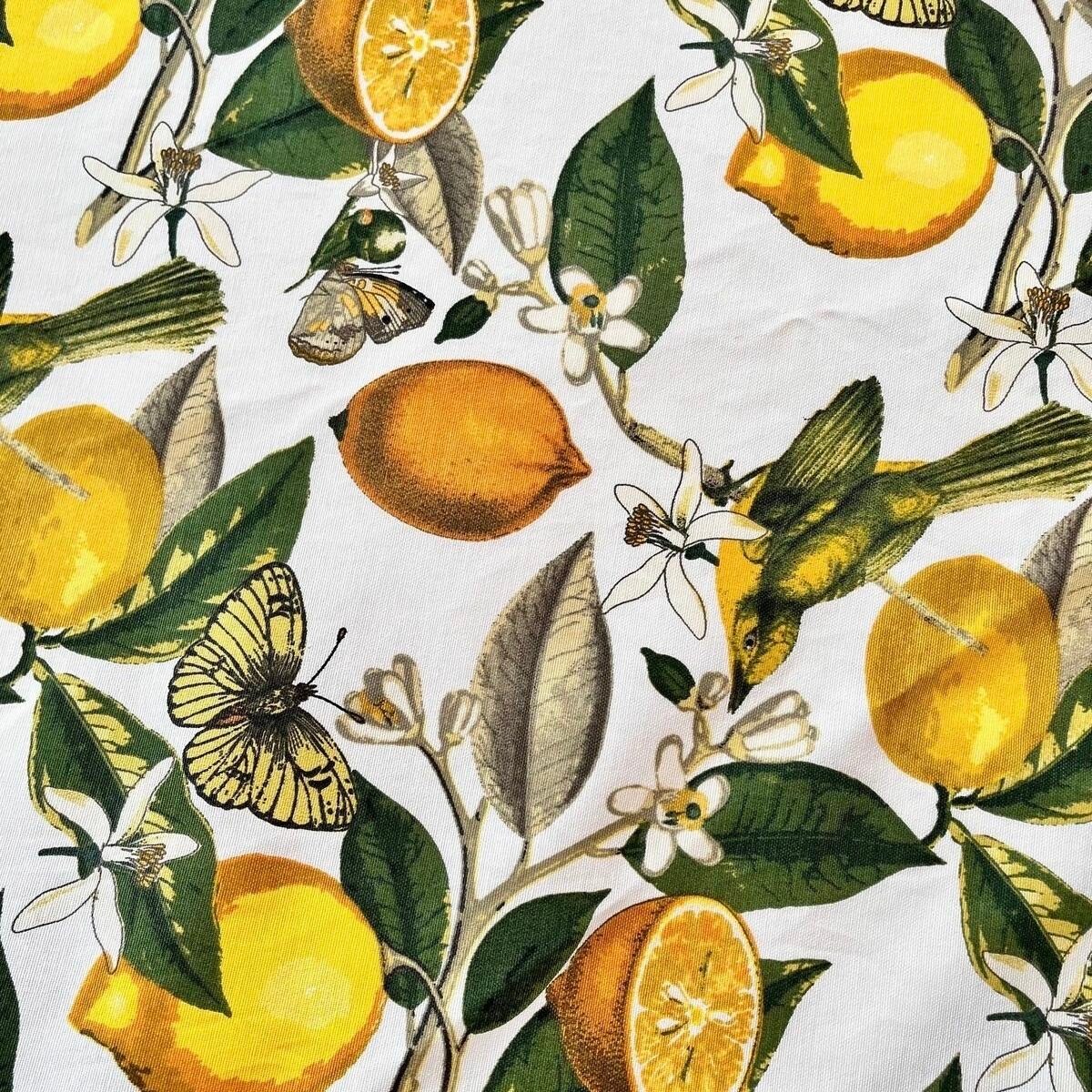 Ткань водоотталкивающая 150*180 Лимоны