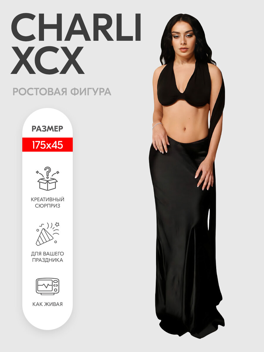 Аксессуар для фотосессии Charli XCX, 2-ростовая фигура. Indoor-ad