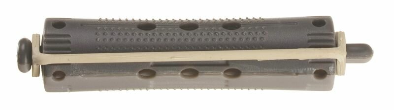 Коклюшки для химической завивки короткие прямые DEWAL Pro, d 16 мм, 12 штук, серо-черные