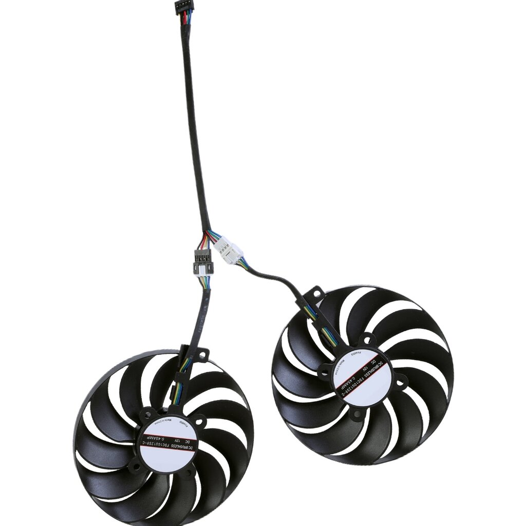 Высокоэффективный вентилятор охлаждения графического процессора для видеокарты RX5500XT диаметром 95 мм