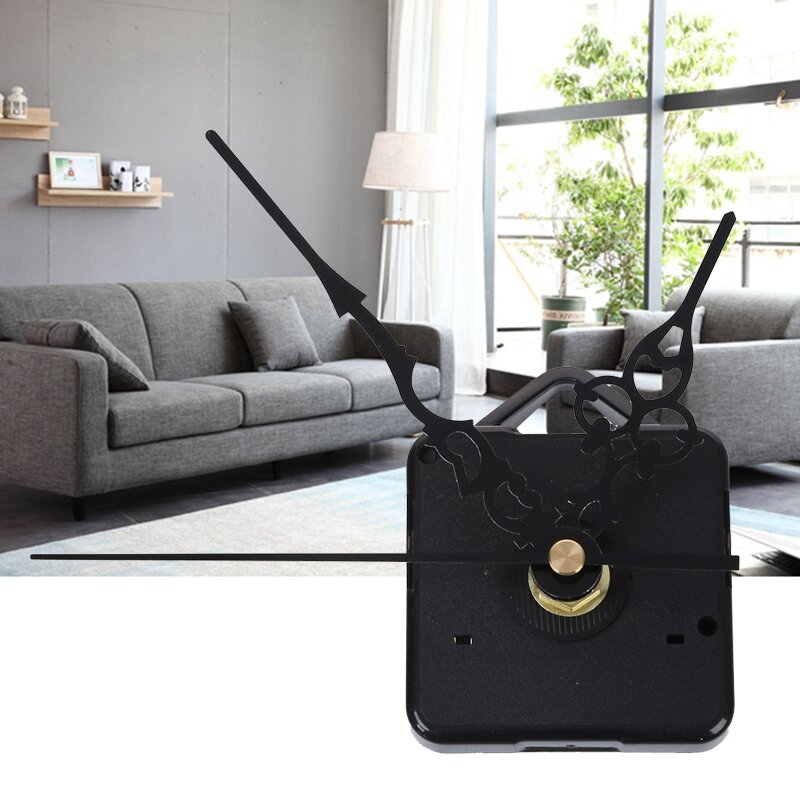 QUANBU Механизм Механизм Кварцевый Часы Секунды Обратный отсчет Черный