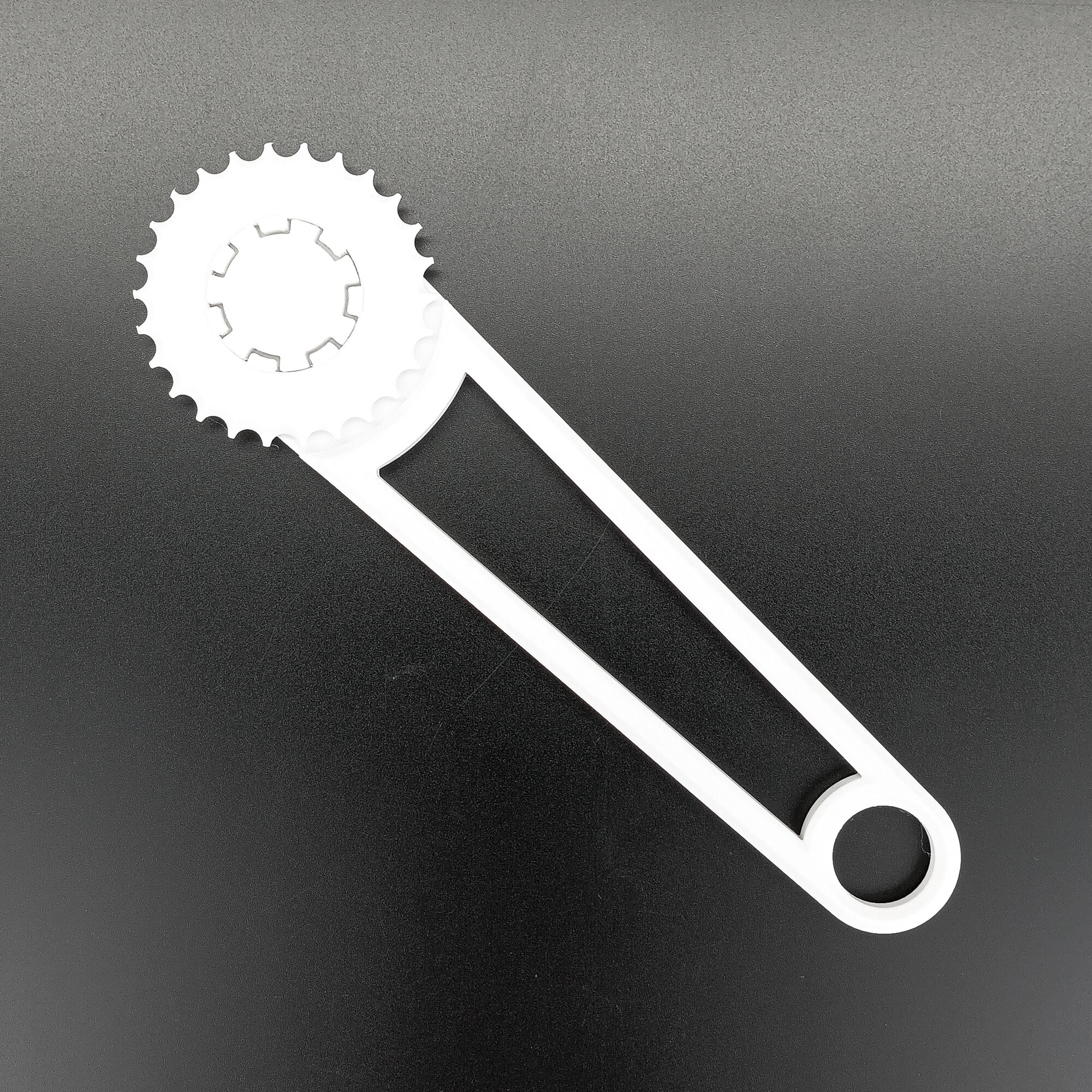 Канцелярское устройство для лёгкого сгибания картона, белый, 1 штука