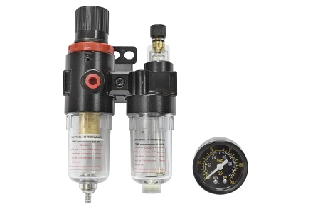 Масловлагоотделитель с регулятором давления и лубрикатором Парма 1/4" 02.020.00002