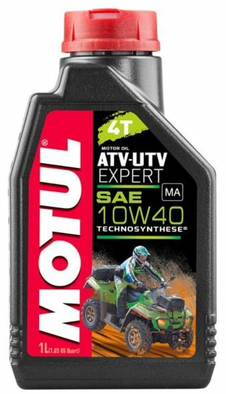 Масло для квадроциклов MOTUL EXPERT ATV-UTV 4T (четырёхтактное) 10W40, 1литр 113174