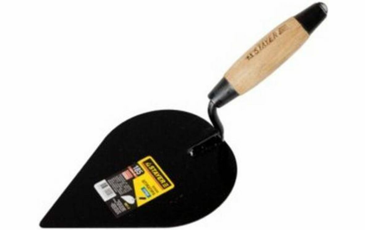 Мастерок сердечко штукатура 185 мм с деревянной ручкой STAYER