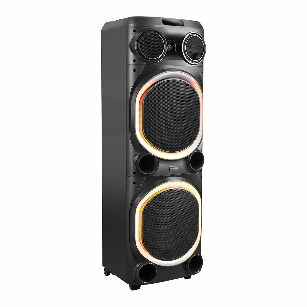 Портативная аудиосистема GiNZZU GM-204 (Bluetooth, AUX), черный