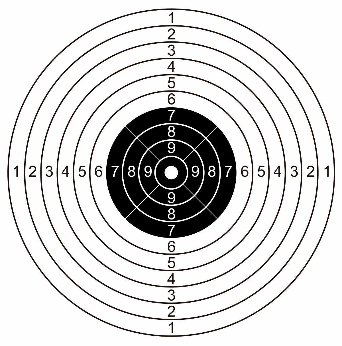 Мишень d.50см ПВХ 3мм