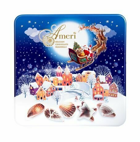 Ameri конфеты шоколадные с начинкой пралине Ракушки новогодняя, 500 г
