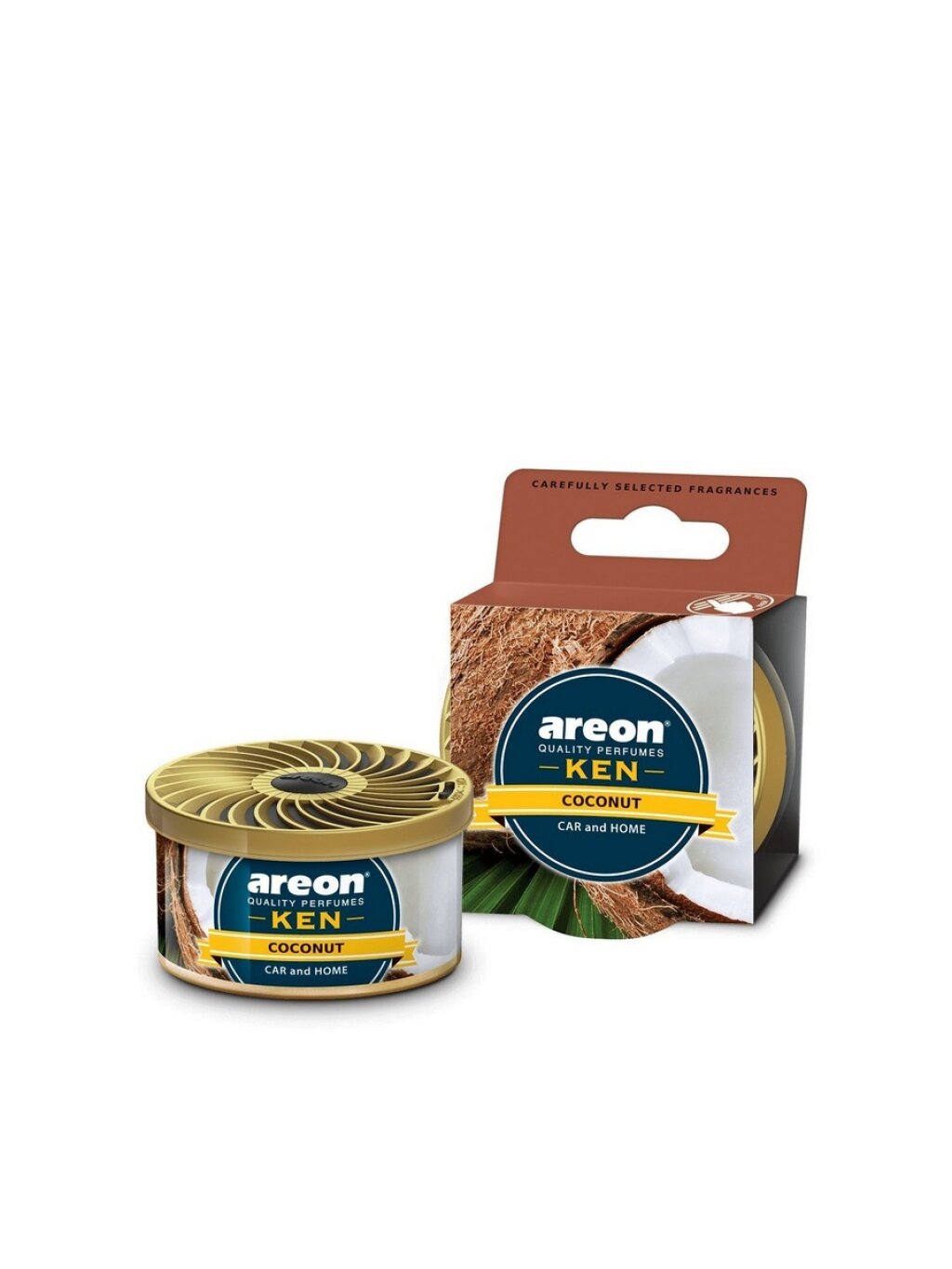 Ароматизатор на панель Areon Gel Ken Blister Кокос